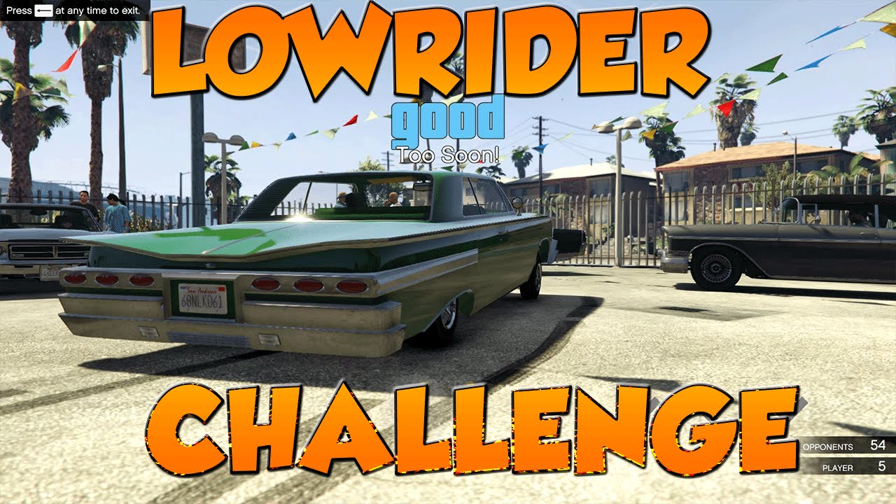 GTA 5 PC MODS - LOWRIDER CHALLENGE FROM SAN ANDREAS MISSION - YouTube