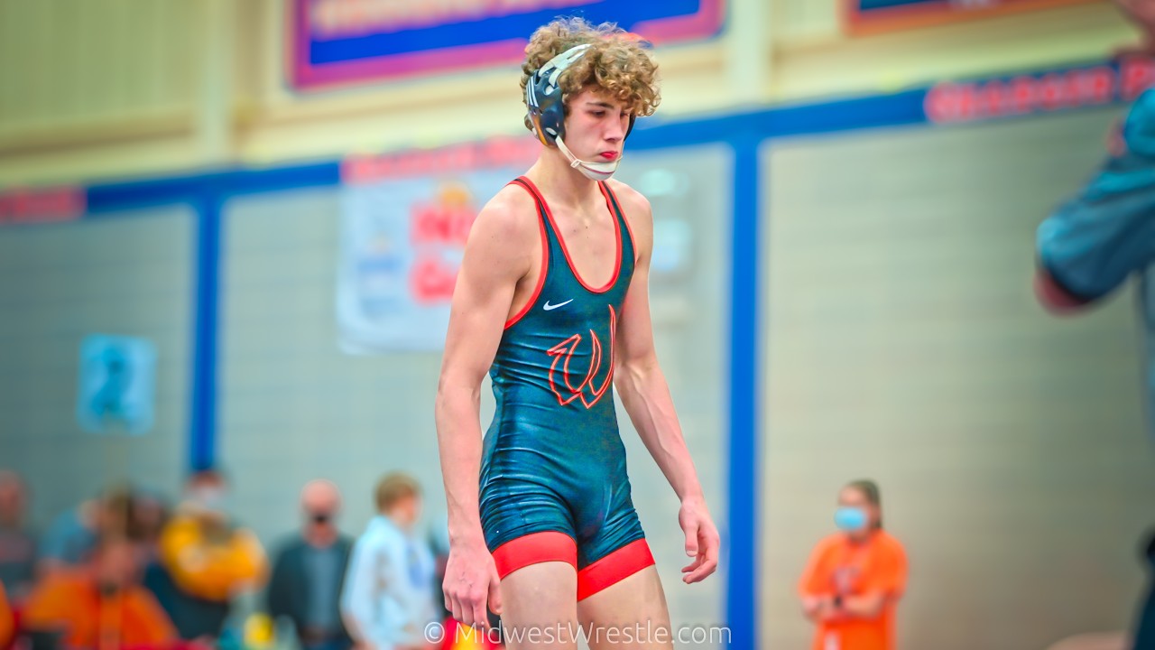 160 – Chris Yirsa {G} of Lincoln Way West IL vs. Cayden Ghere {R} of ...