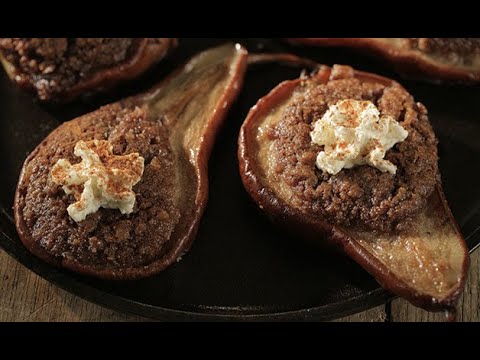 How To Make Smoke-Roasted Pears | Smoke-Roasted Pears Recipe | Steven ...