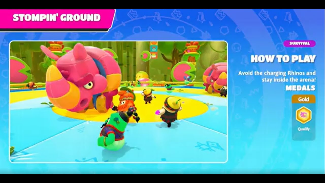 Playing Stomping Ground In Fall Guys! - YouTube