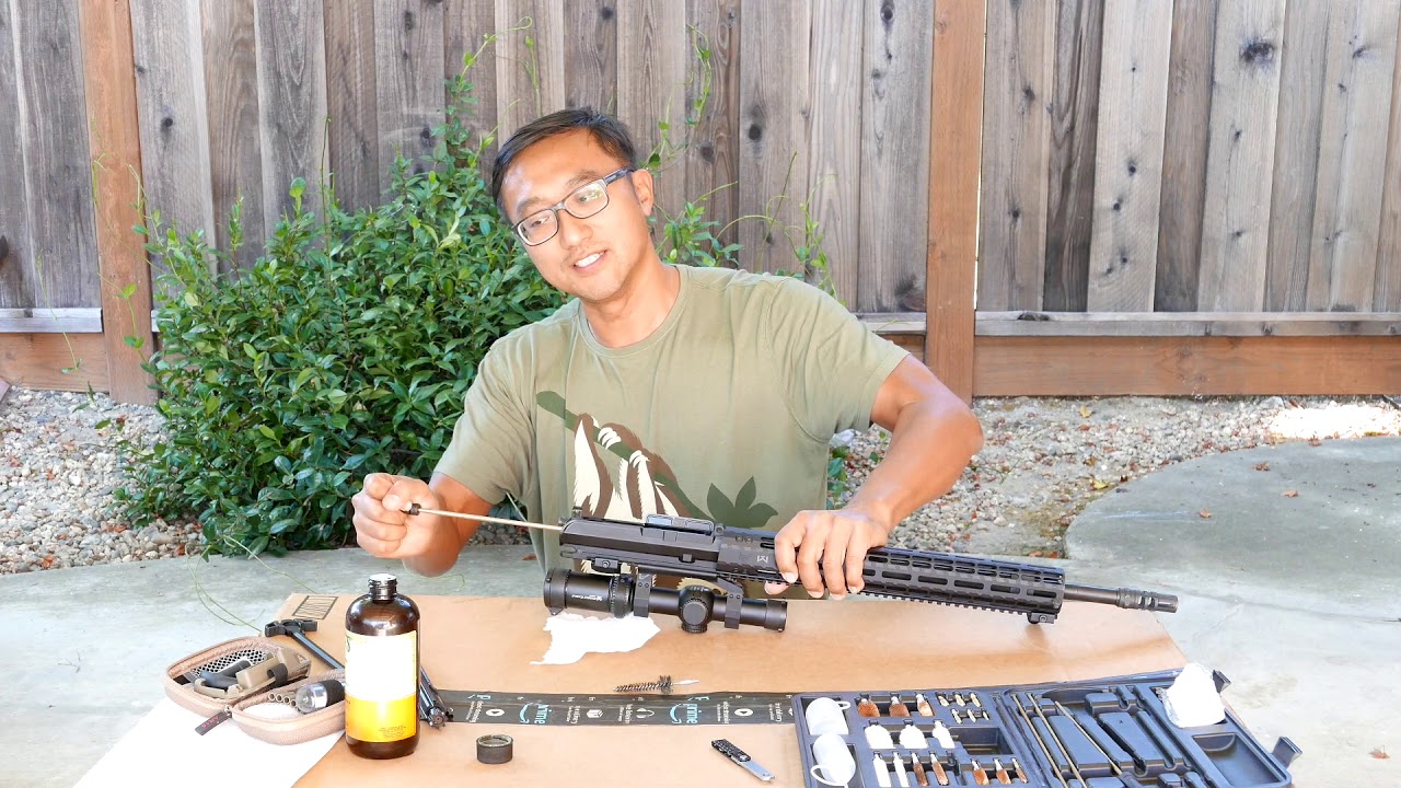 005-怎么擦AR15 M4枪 1/2 - field cleaning - YouTube