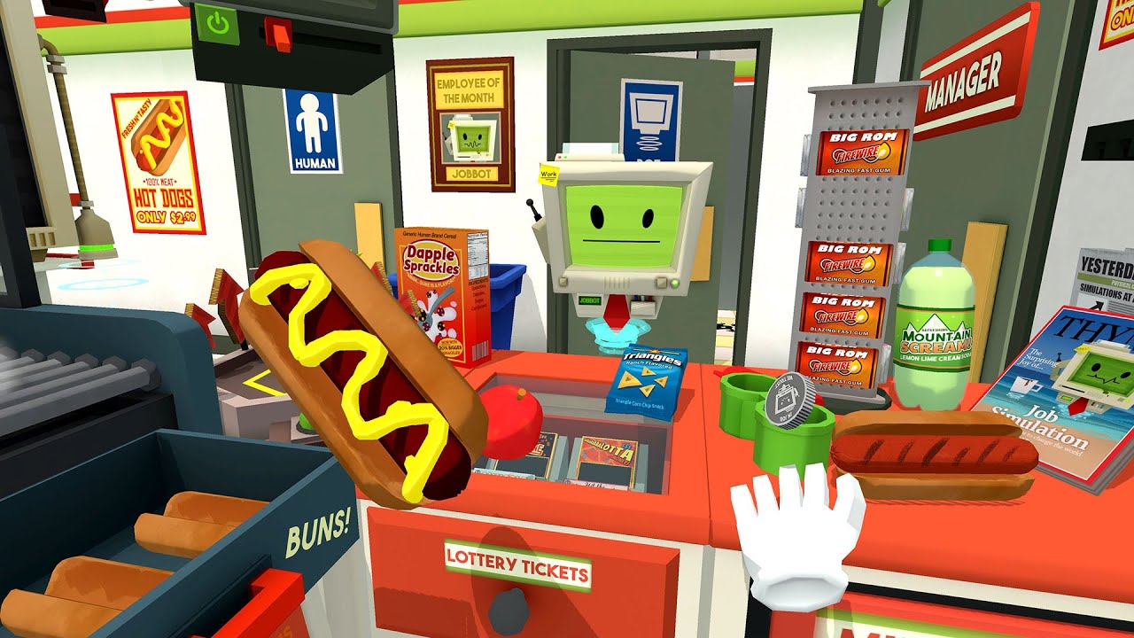 Job Simulator - Store Clerk (HTC VIVE : Job Simulator Part 2) - YouTube