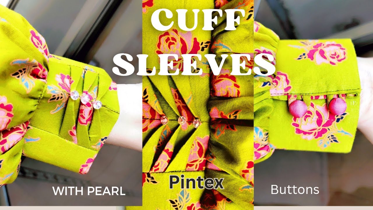 cuff sleeves | cuff sleeves cutting and stitching #cuffsleevesdesign # ...