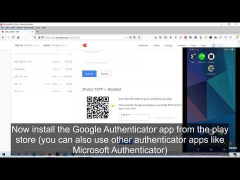 How to Enable Zerodha TOTP With Google Authenticator - YouTube