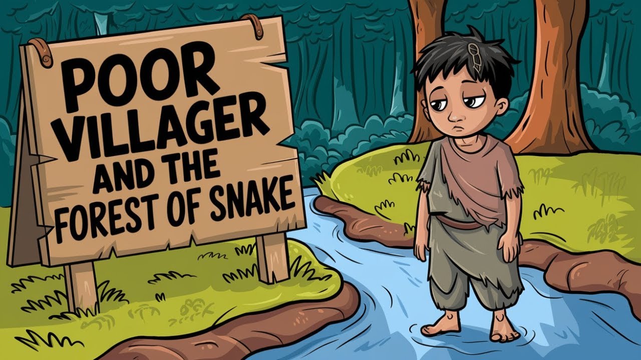 Poor Villager and the forest of snakes/Motivational story ...