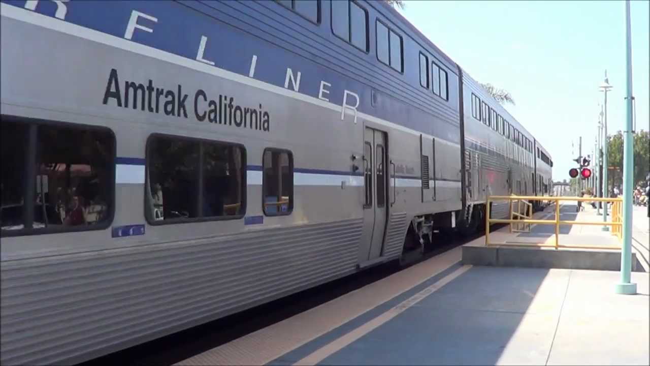 Amtrak Surfliner 774 with P42DC #66 40th Anniversary at Carlsbad ...
