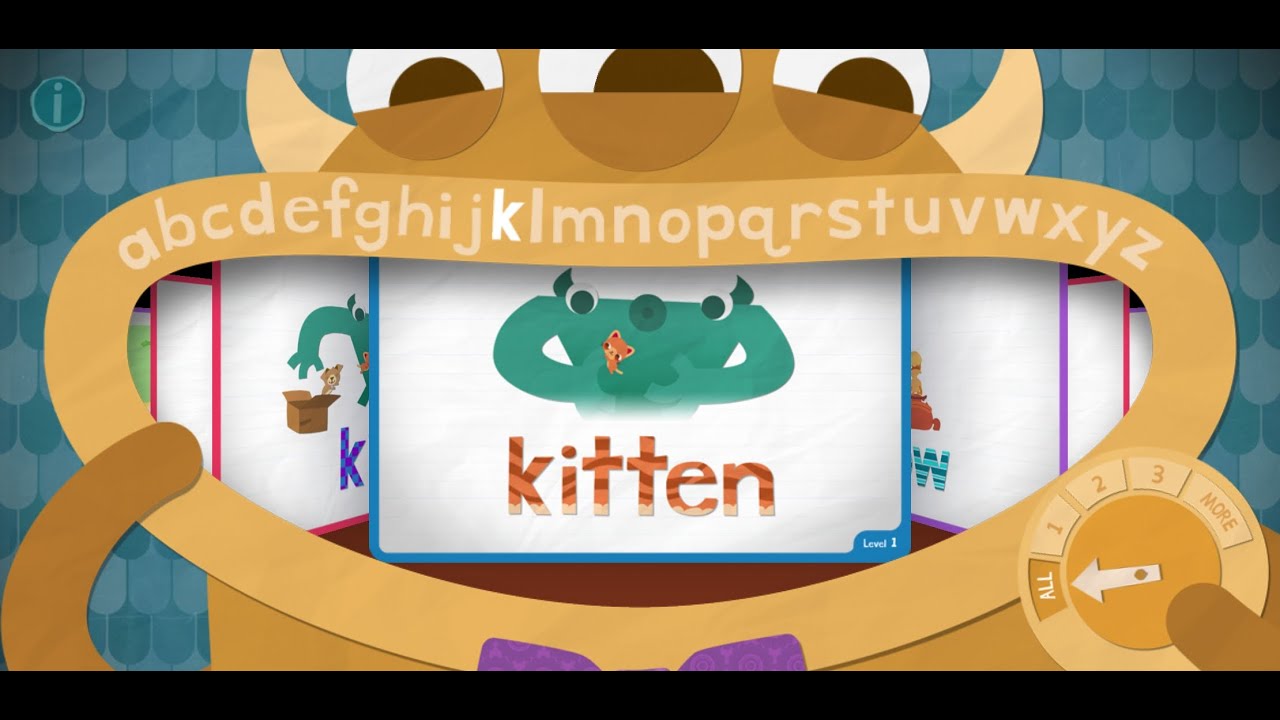 Letter K - KITTEN | Endless Reader | Sight Words | Originator Games ...