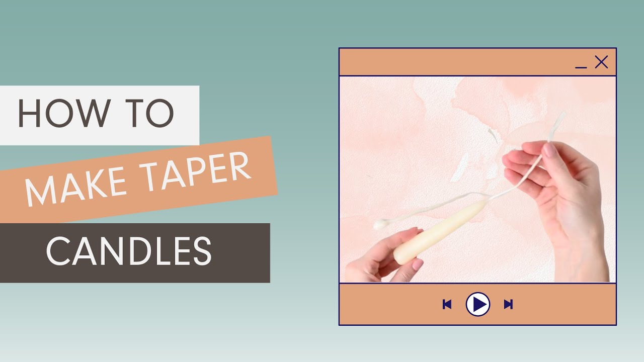 How to Make Taper Candles | Village Craft & Candle - YouTube