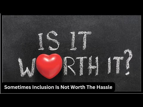 Autism -- Sometimes Inclusion Is Not Worth The Hassle - YouTube