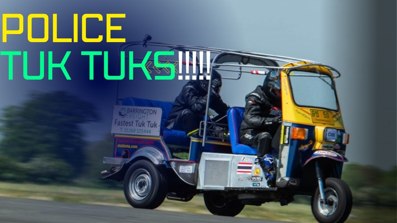 Gwent Police spend £40,000 on crime-fighting tuk-tuks - YouTube