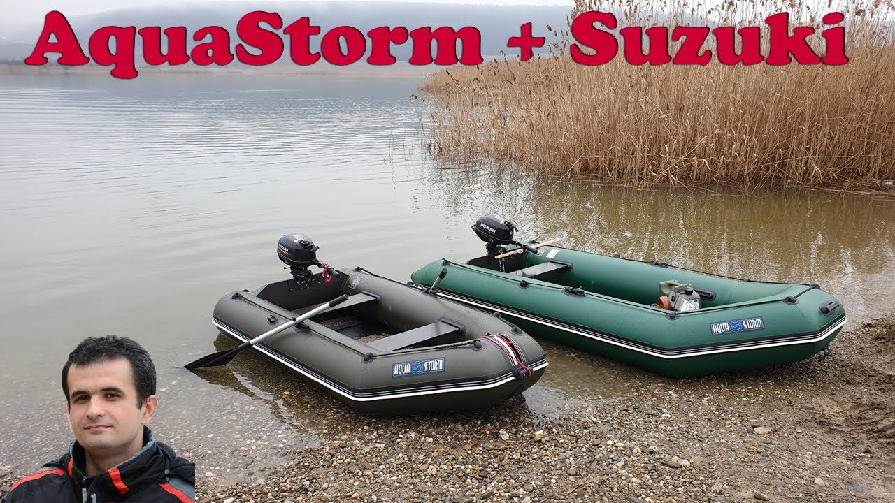 Test pe apa Barci Aqua Storm 280 si 330 - YouTube