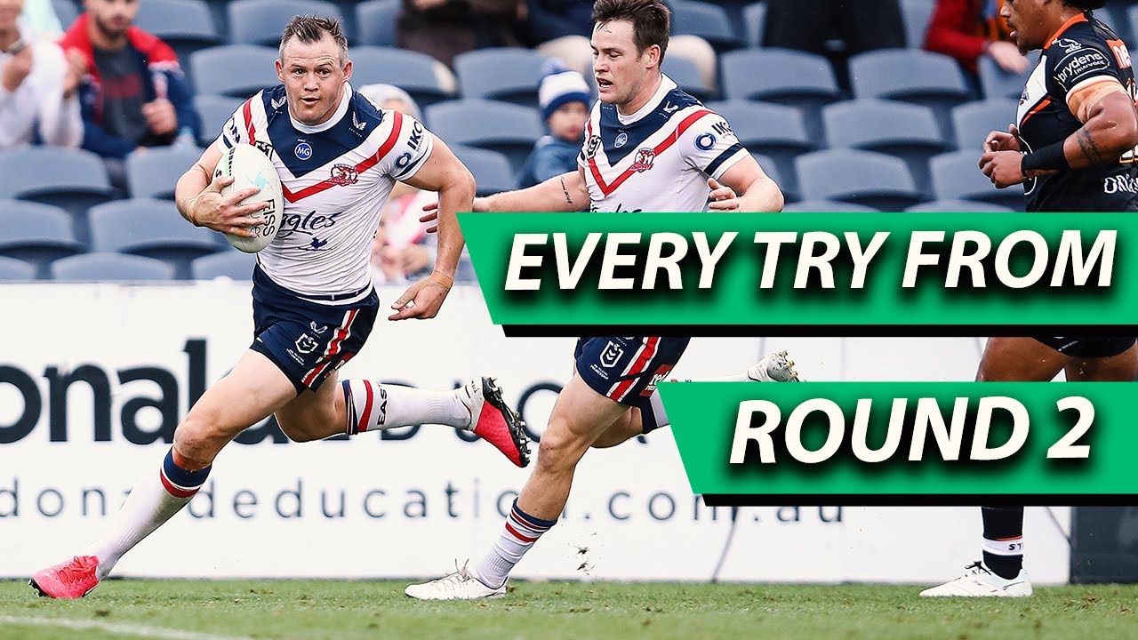 Every Try In Round 2 | NRL - YouTube