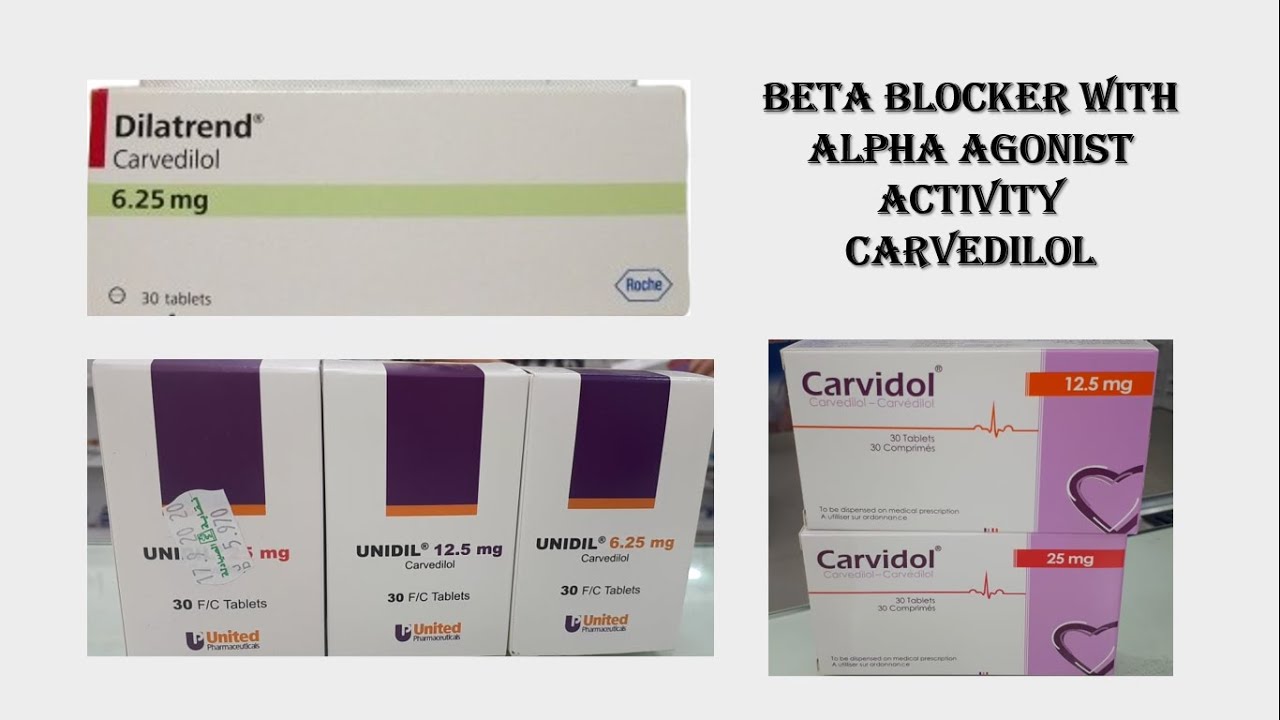 Carvedilol-Dilatrend/Unidil/Carvidol - YouTube