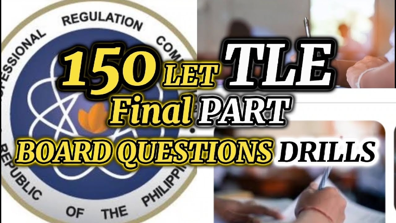 1-150 LET TLE BOARD QUESTION DRILLS with RATIONALIZATION | LAST PART ...