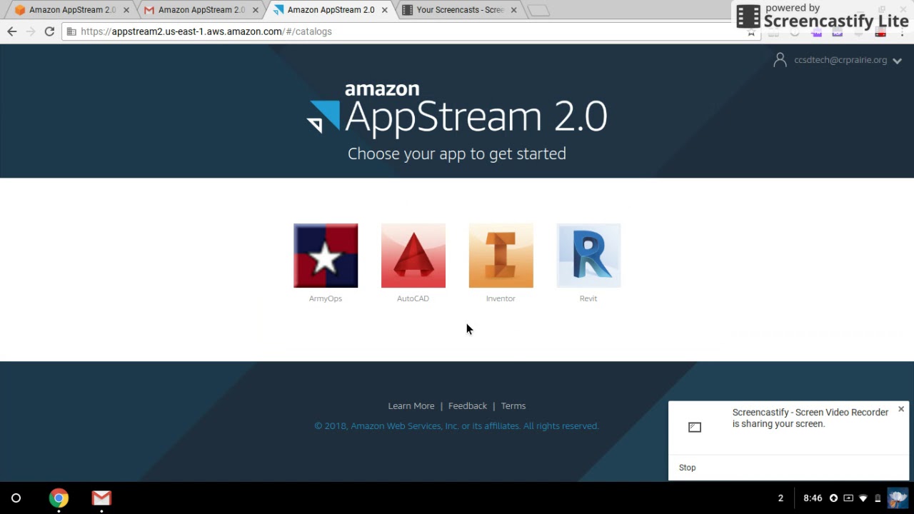 AWS -- Appstream Login - YouTube