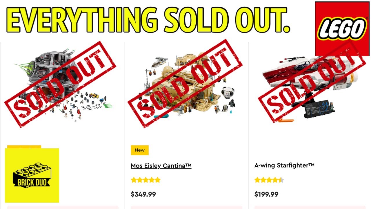 LEGO Out of Stock of Everything! - YouTube
