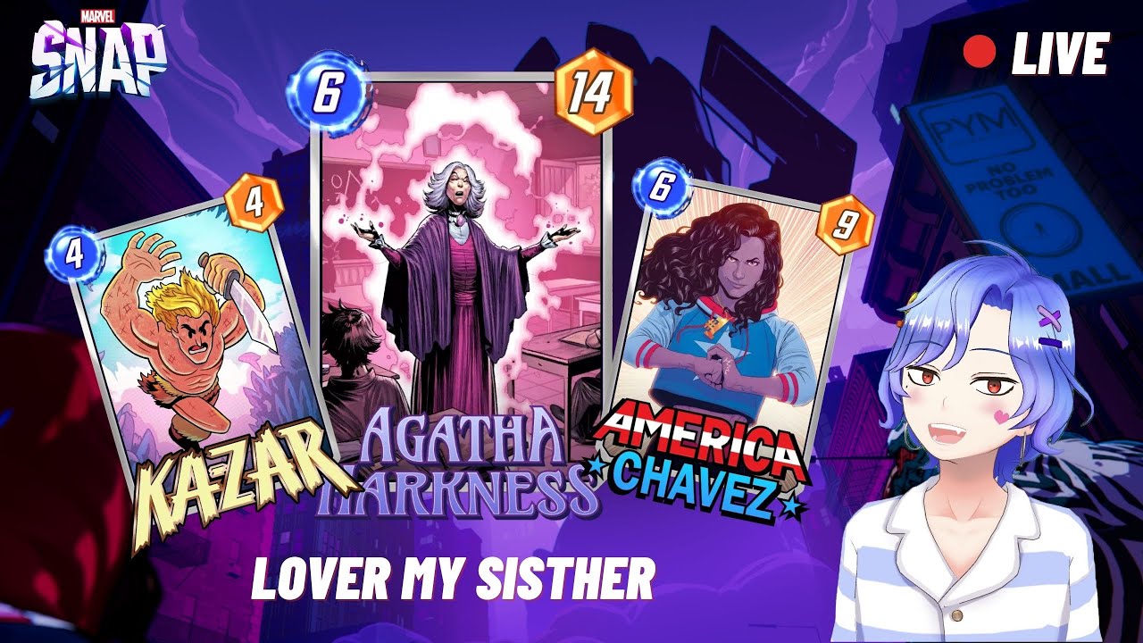 Marvel Snap : I love you AGATHA HARKNESS [LIVE] - YouTube