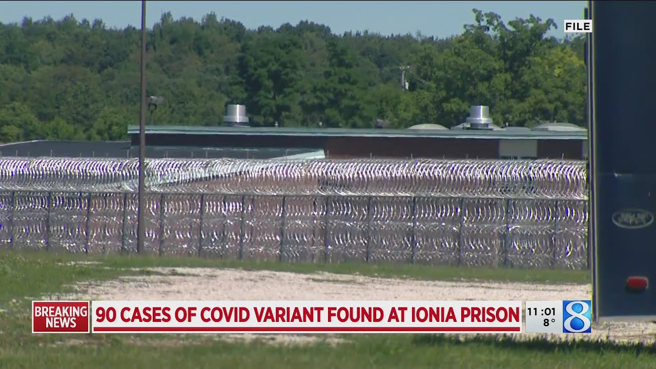 90 cases of COVID variant found at Ionia prison - YouTube