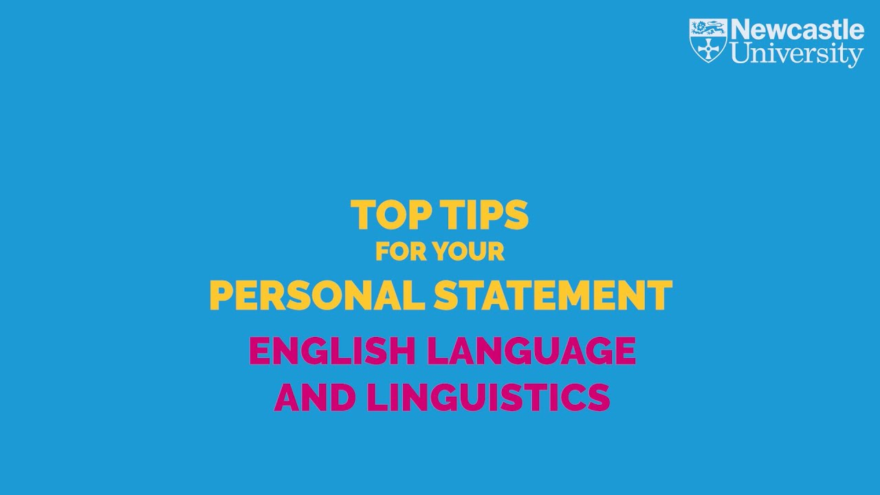 How to Write the Perfect Personal Statement for English Language and ...