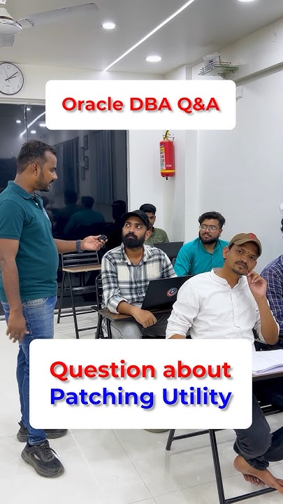 Which utility is used to apply a application patch in Oracle? | Oracle DBA Q&A - YouTube