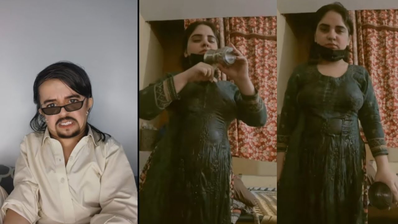 Waseem and Asma rani live new video mazaq// funny life GAF shaf full ...