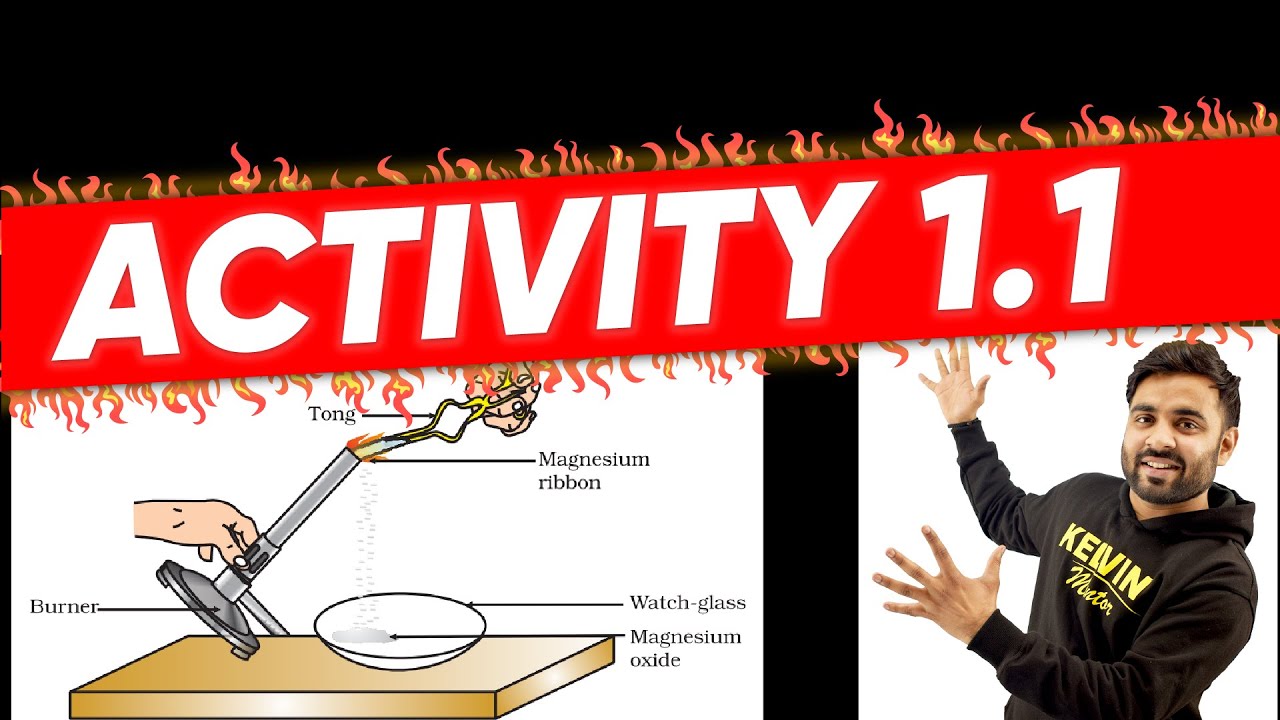 Class 10 Chemistry Activity 1.1 - Practical Experiment || Burning ...