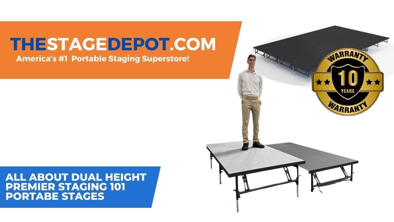 All about Dual Height Staging 101 Premier Stages by Intellistage from ...