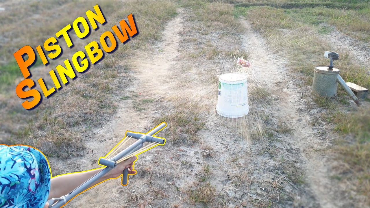 How to make a Piston Crossbow by PVC at home - Effective or not? | DIY ...