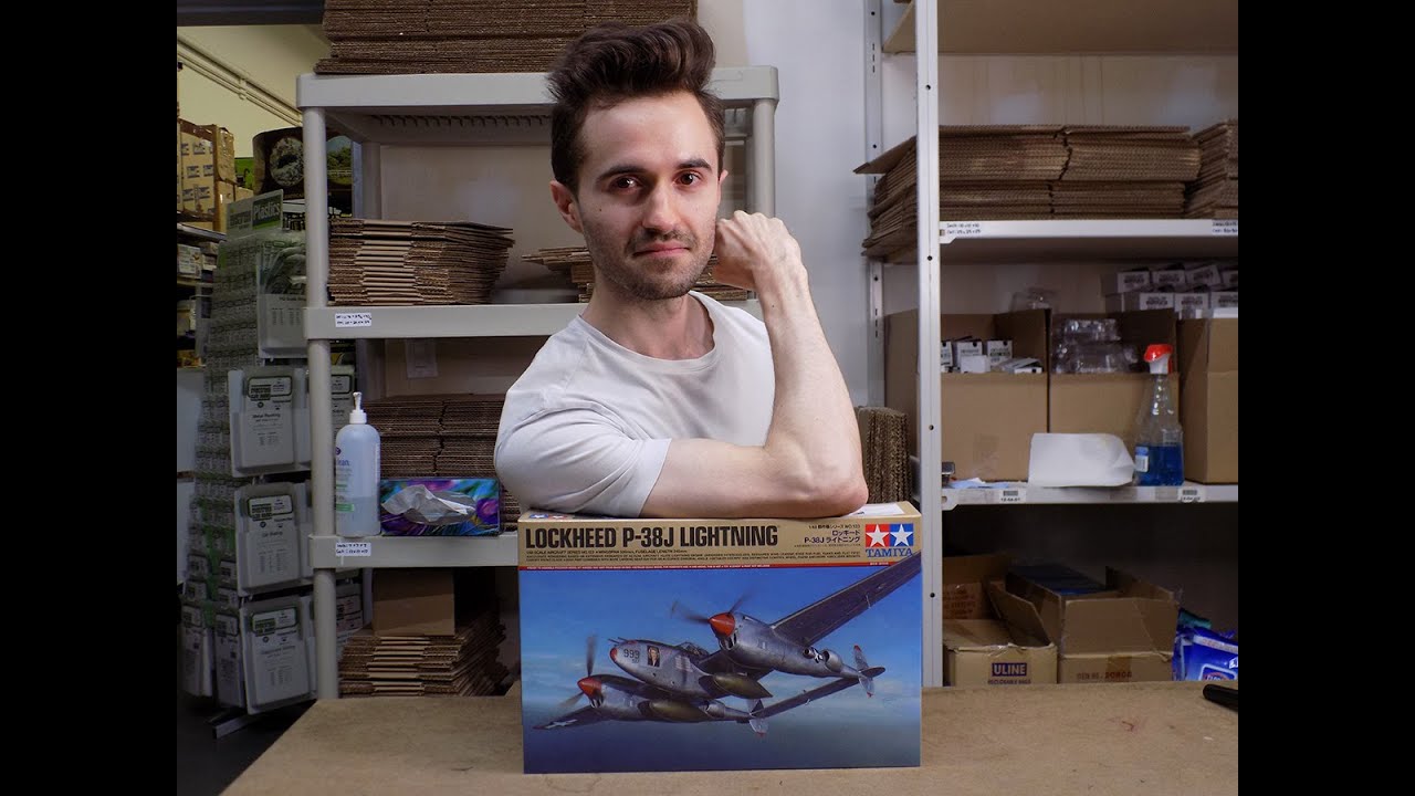 Tamiya Lockheed P-38J Lighting 1/48 Scale Unboxing Kit 61123 - YouTube