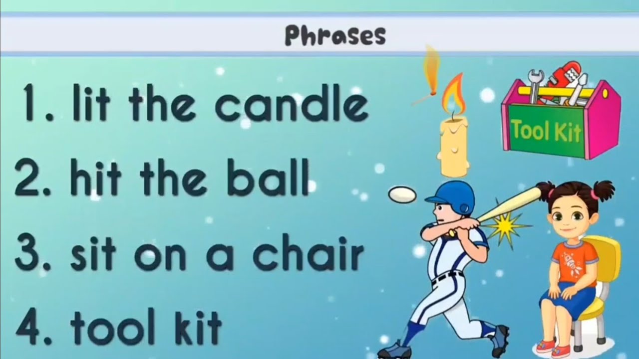 CVC-i words, Phrases and Story ( "Tim's Bat" ) PRESCHOOL - YouTube
