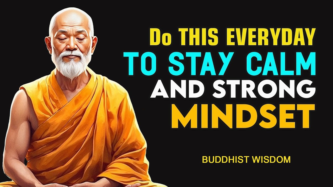 Do THIS Every Day to Stay Calm and Strong Mindset | Buddhist wisdom ...