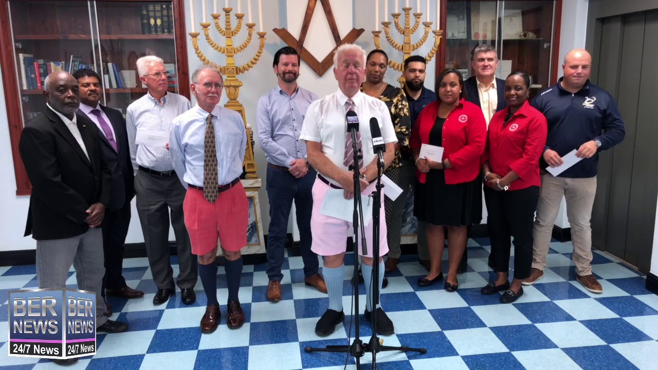 Freemasons' Fund For Bermuda Makes Donations, November 12 2019 - YouTube
