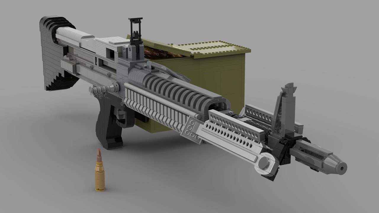 Custom LEGO Gun MOC: M60 [COD4] - YouTube