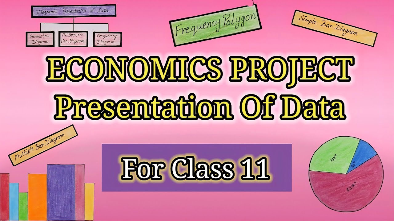 Economics Project Presentation of Data Class 11/Class XI Project File ...