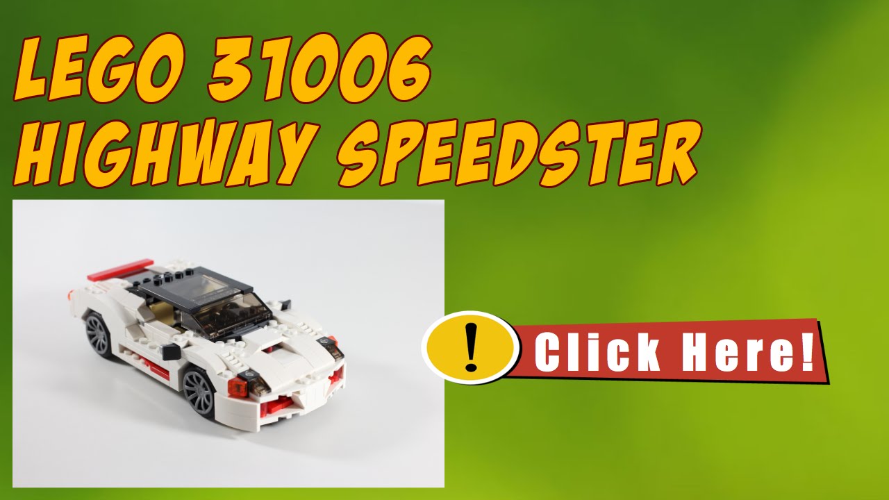 LEGO 31006 Highway Speedster - Speed Build LEGO Creator 3-in-1 31006 ...