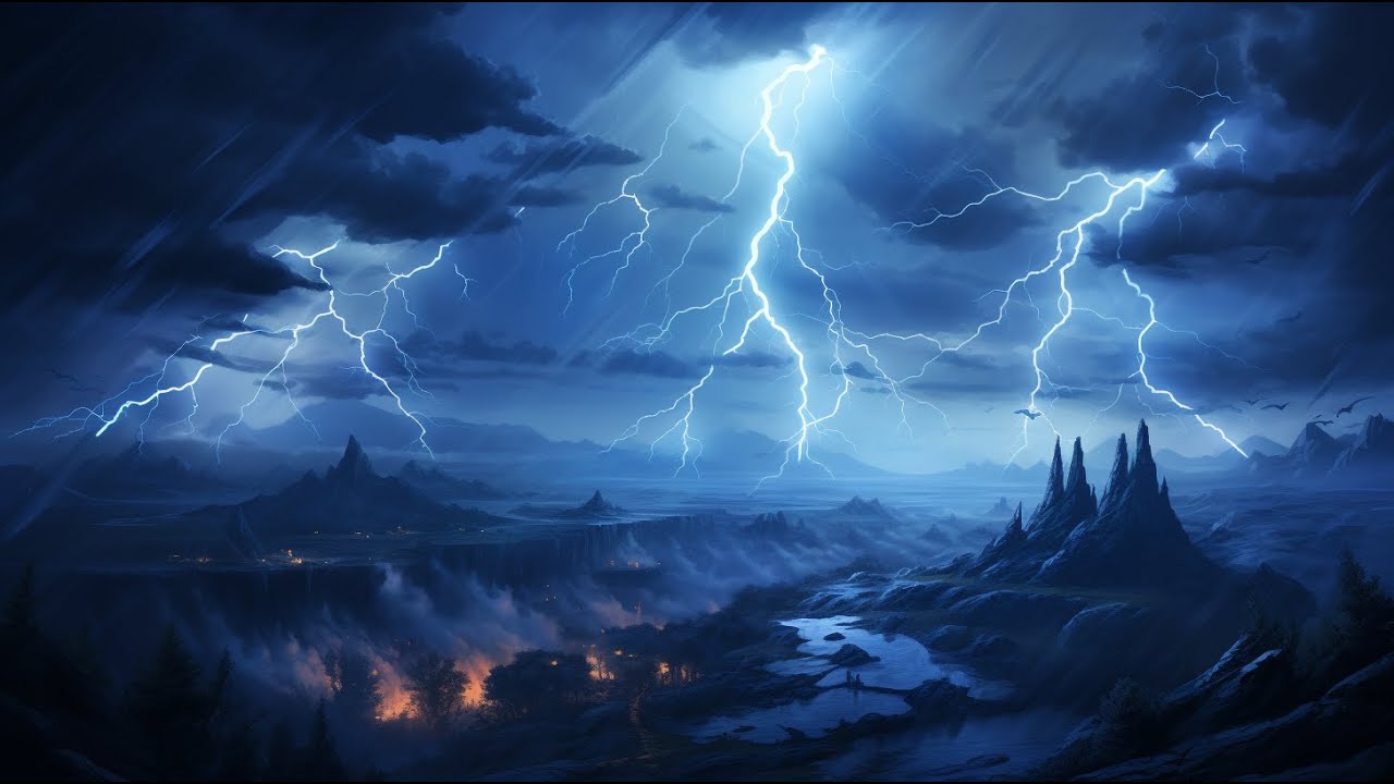 Epic Thunder and Rain Sounds | Rainstorm Sounds For Relaxing, Focus or ...