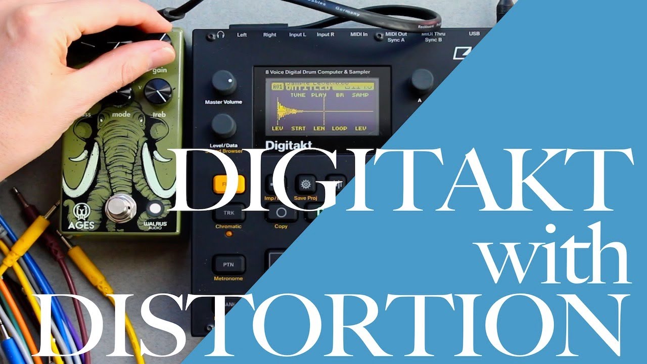 Elektron Digitakt with Distortion Pedals // Audio Examples - YouTube
