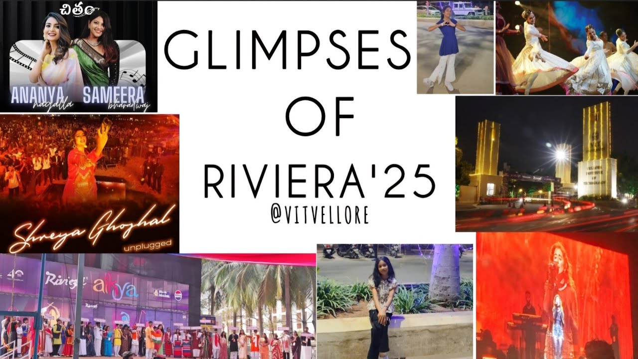 Highlights of Riviera @VIT vellore 2025|| #shreyaghoshal #jonithagandhi ...