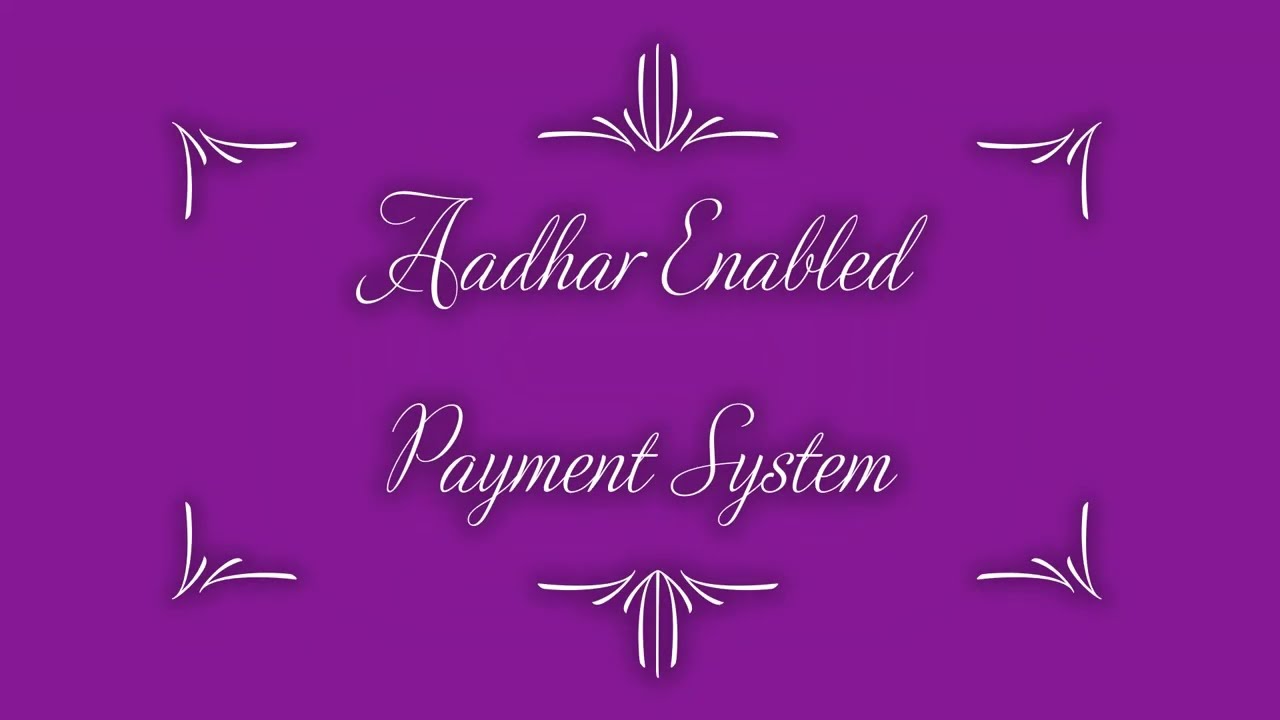 How to use Aadhar Enabled Payment System - YouTube