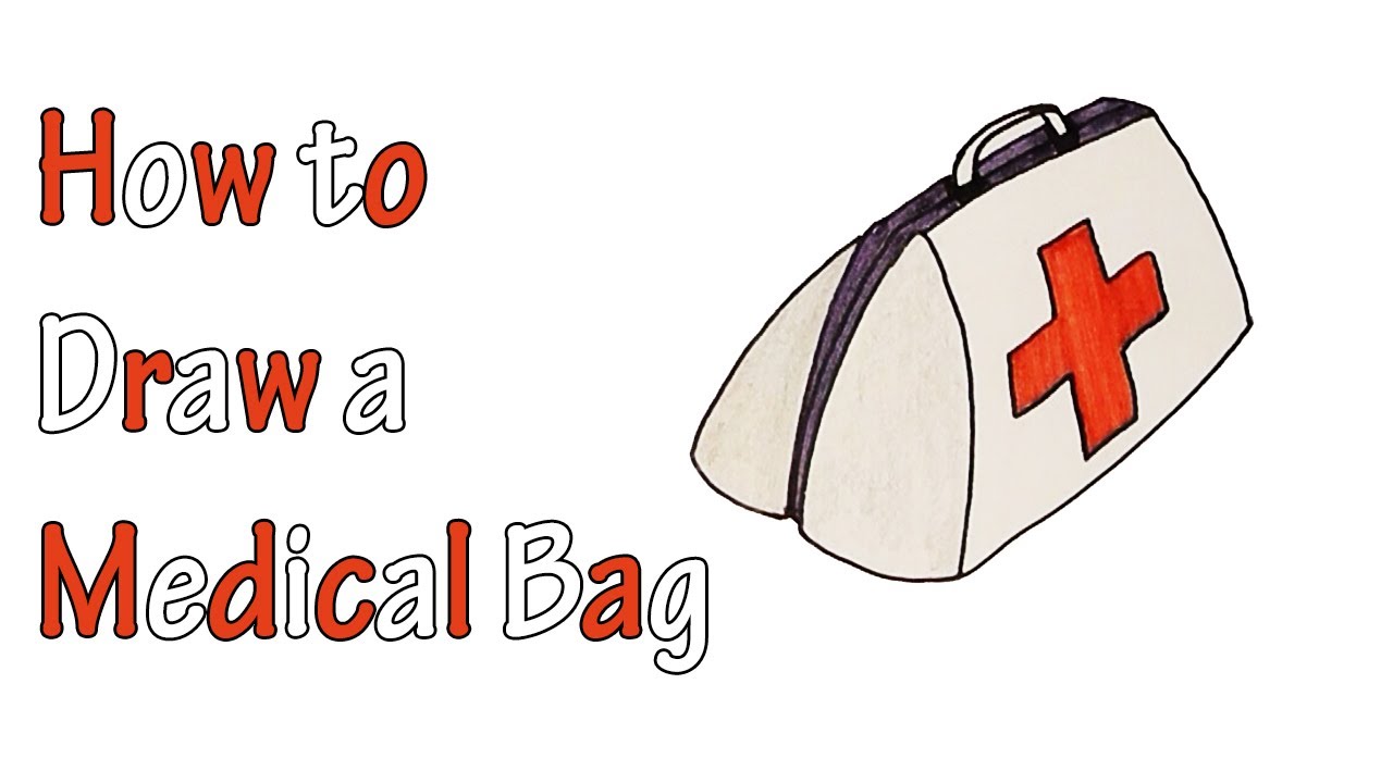 How to Draw a Medical Bag - VERY EASY - FOR KIDS - YouTube