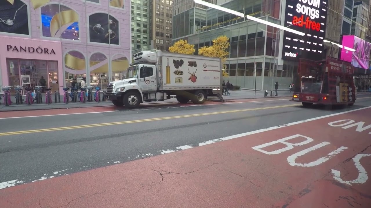 Manhattan, New York - M42 Bus - Full Route - Clean Energy Bus - YouTube