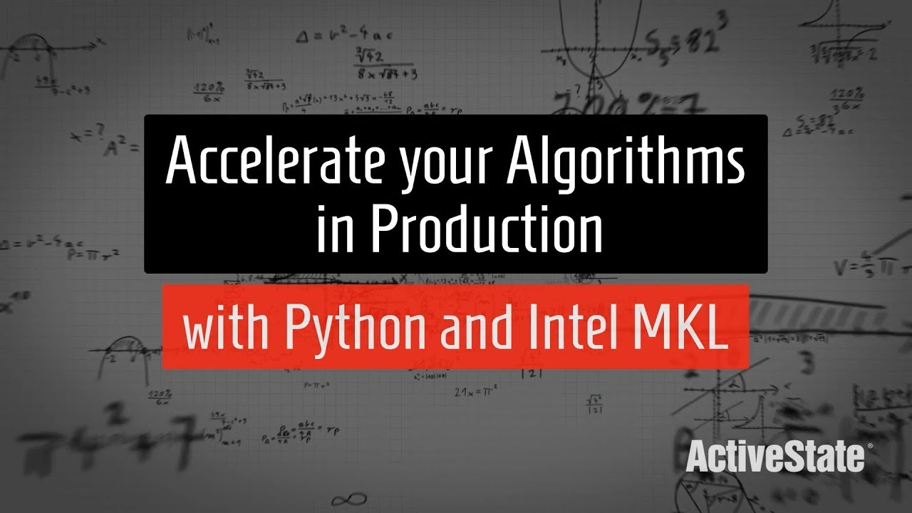 Accelerating your Algorithms in Production: Webinar Replay Promo - YouTube