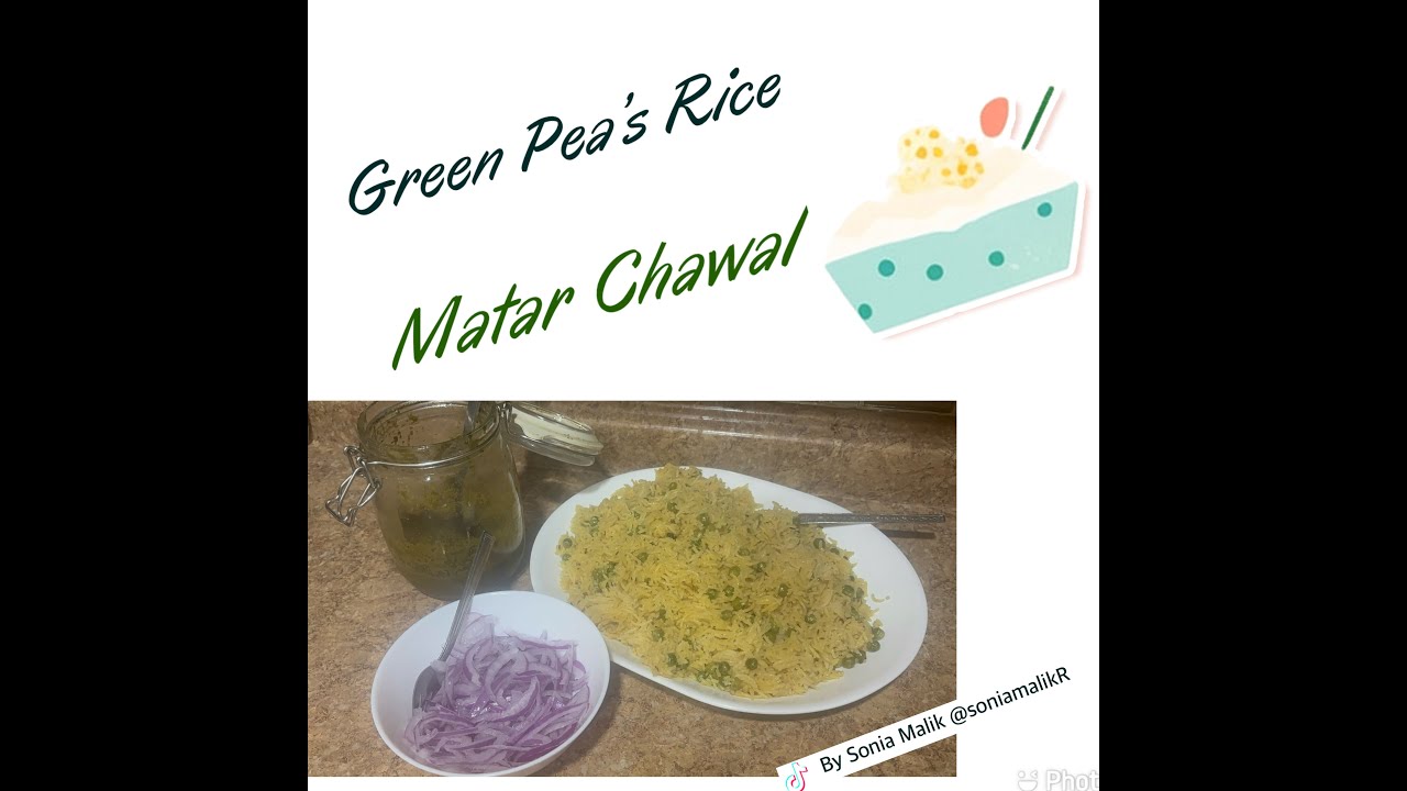 Green Peas Rice/Matar Chawal # food #cooking - YouTube