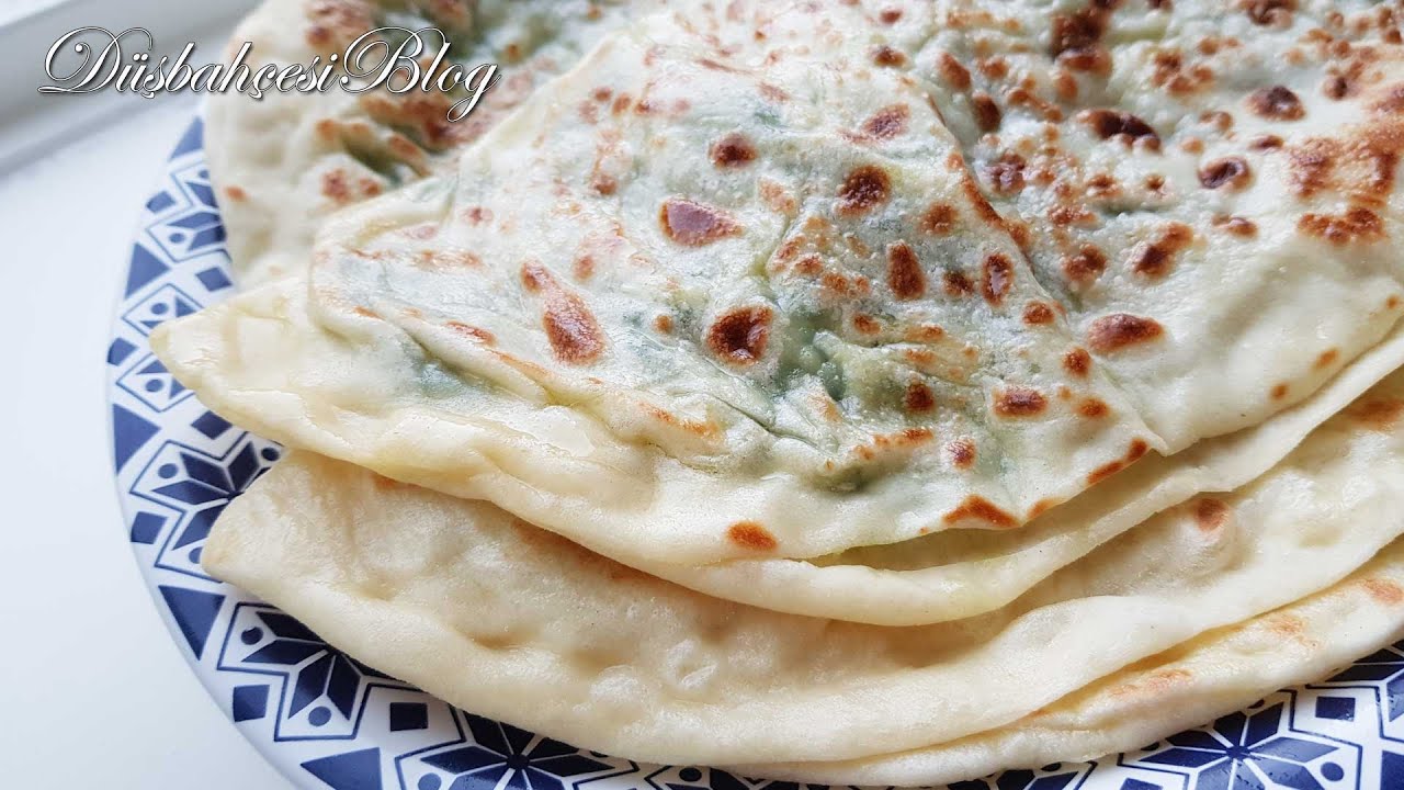 How to make DELICIOUS gözleme Turkish Flatbread with Spinach filling ...