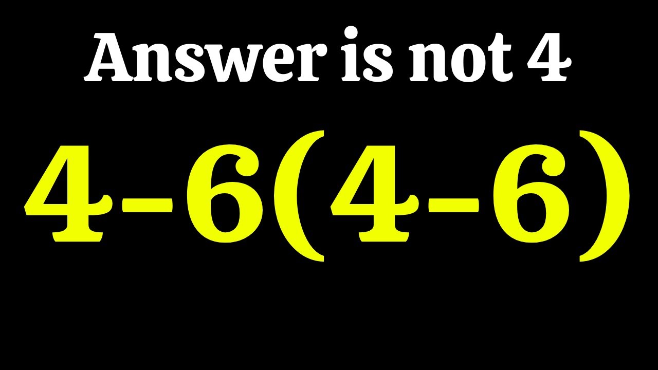 The Answer Is NOT What You Think! - YouTube