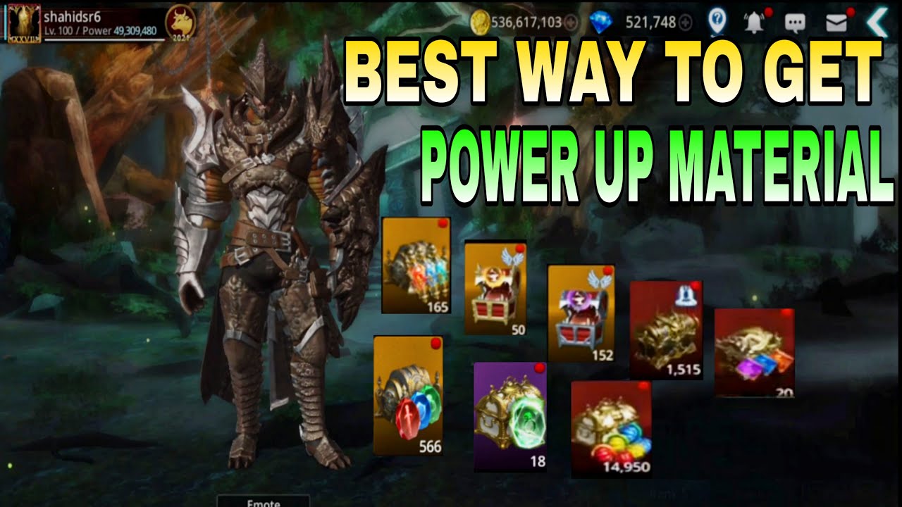 Darkness Rises Best Ways to get power up materials ! - YouTube