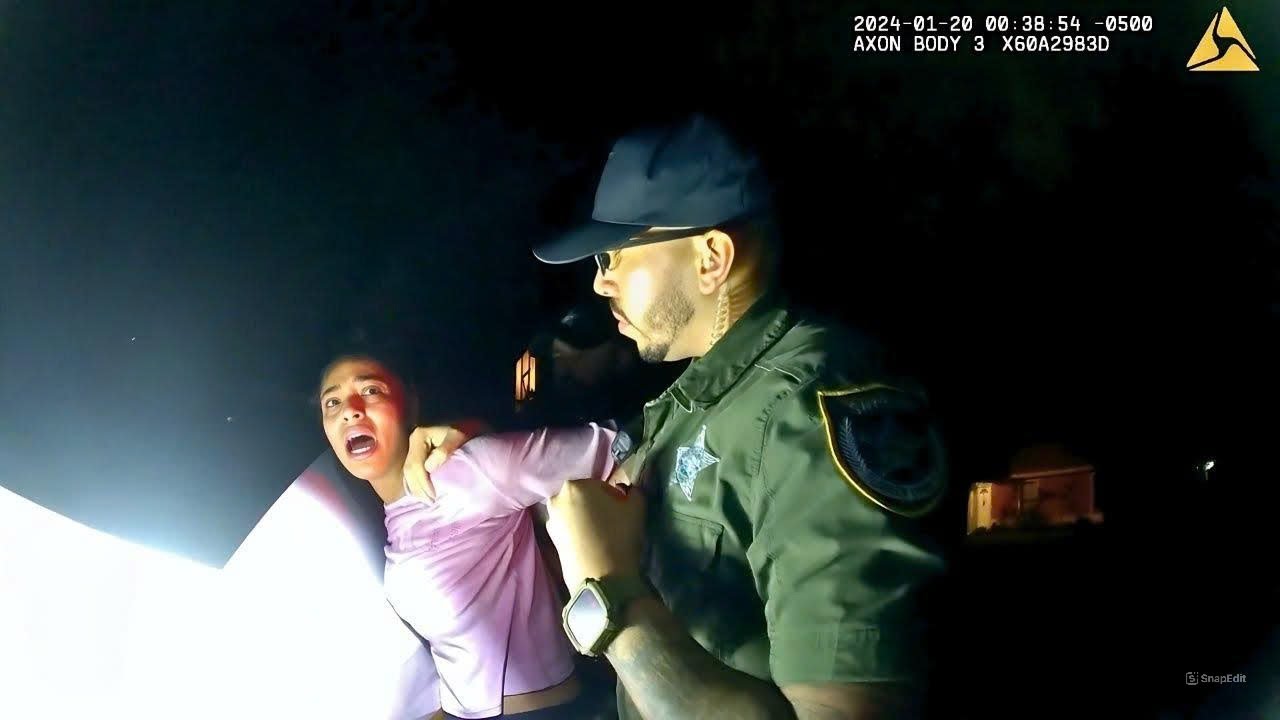 21-Year-Old THINKS She Can Throw ROCKS at POLICE Without Consequences ...