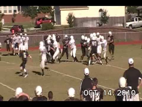 2010 Christian Edmondson Highlights Dobie Jr High Football - YouTube