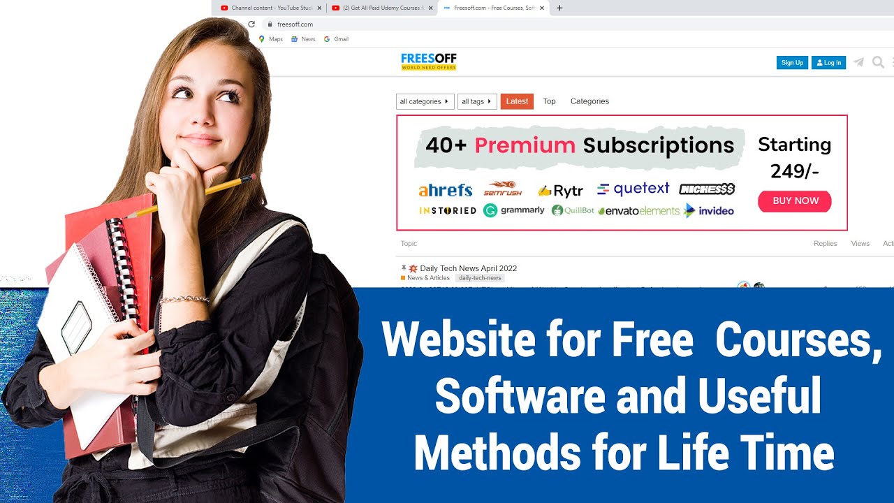 About Freesoff.com - Website for Free Courses, Software and Useful ...