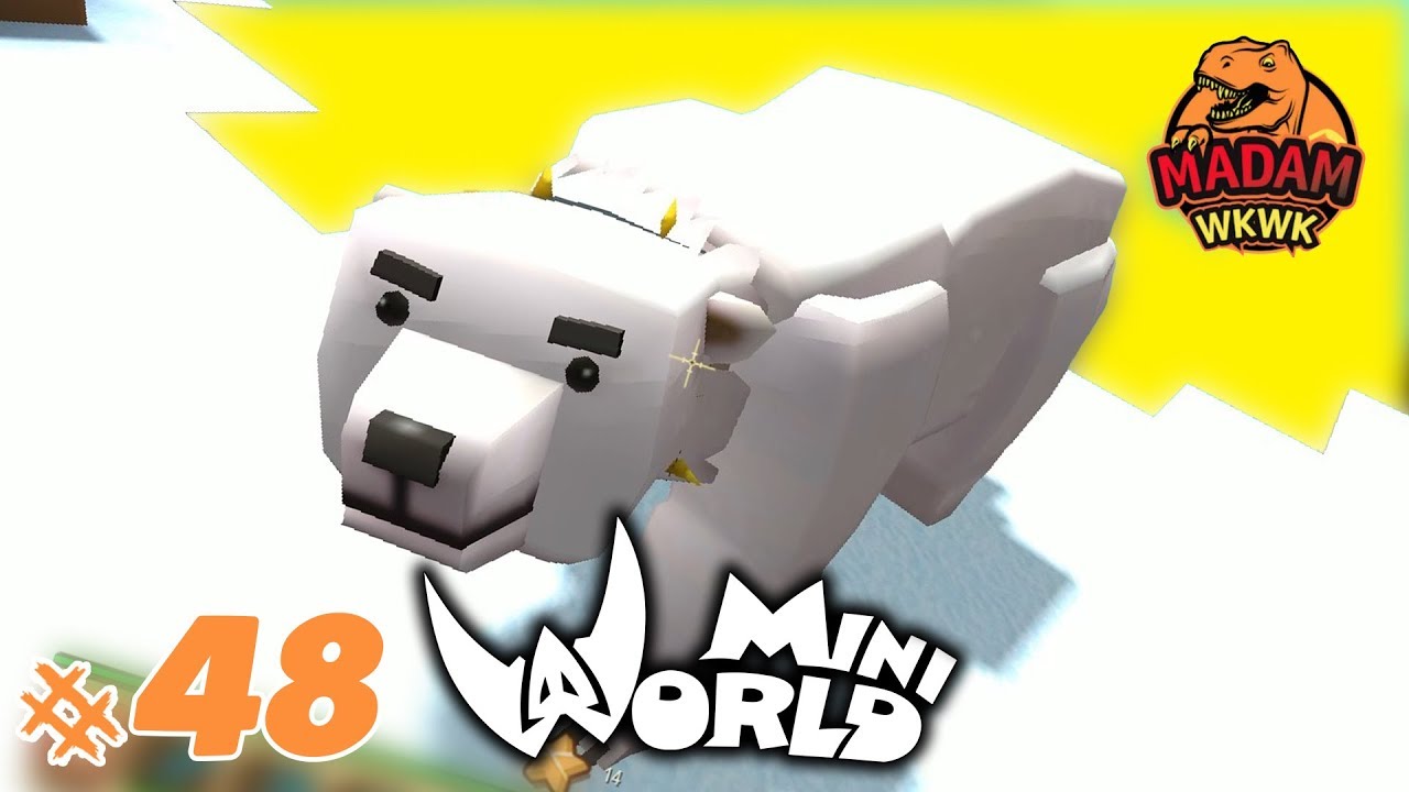 Mini World Block Art | TAMiNG BERUANG KUTUB 💝 - YouTube